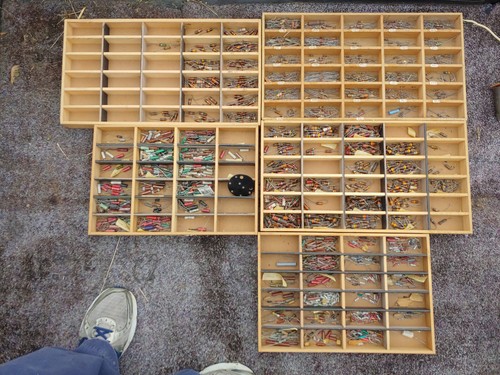 Vintage Lot Radio Shack Archer Electronics Parts, resistors, bridges ...