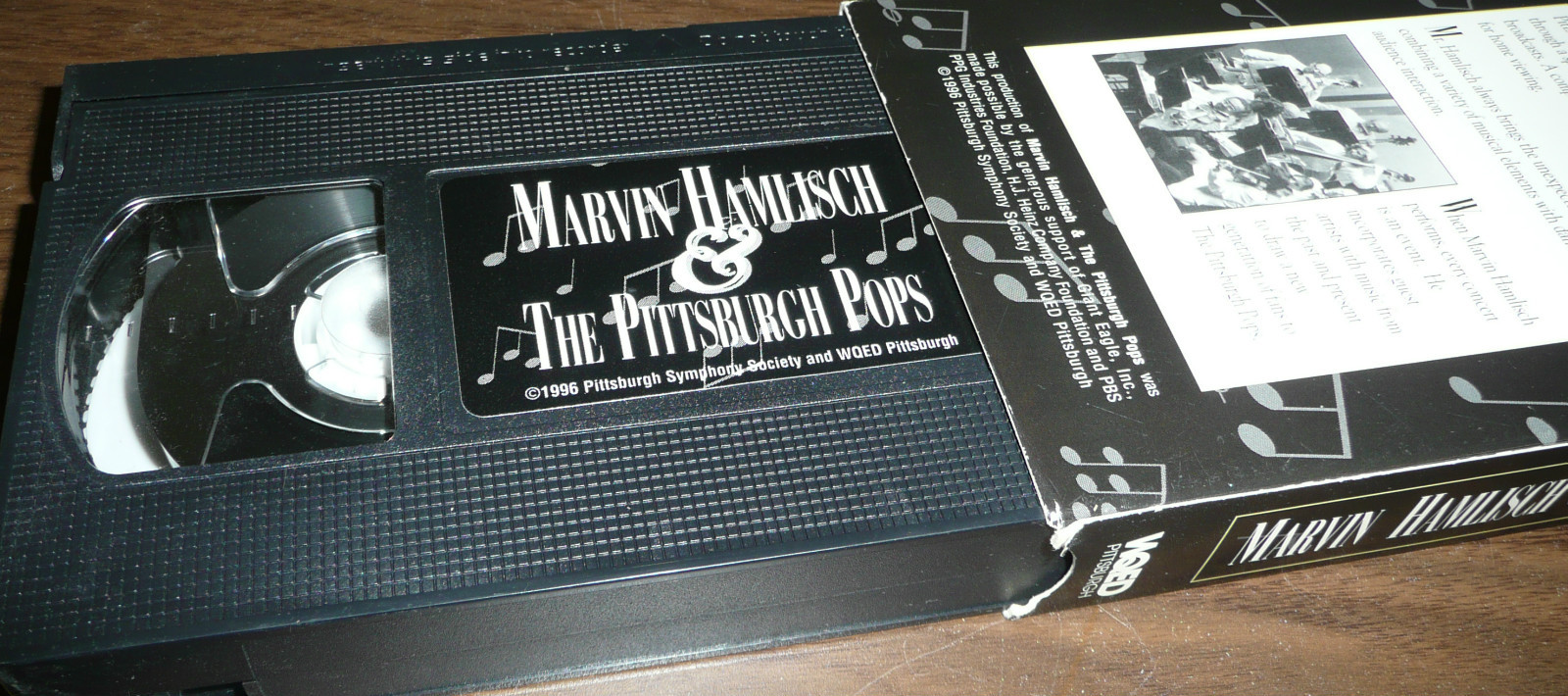 MARVIN HAMLISCH & THE PITTSBURGH POPS - (VHS, 1996) - WQED PITTSBURGH ...