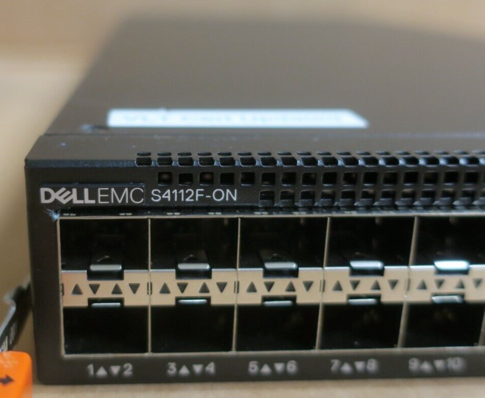 Dell Networking S4112F-ON 12x 10GE SFP+ + 3x 100GE QSFP28 R2F Managed ...