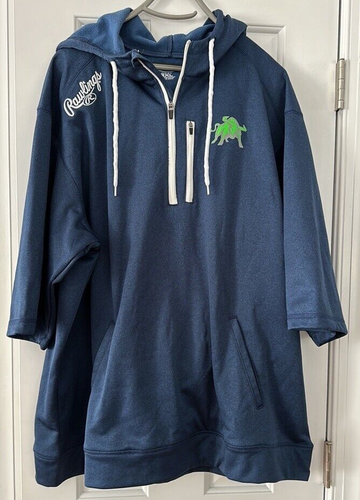 Rawlings Baseball Heavy Fleece Lined Hooded Warm Up Pullover Jacket ...