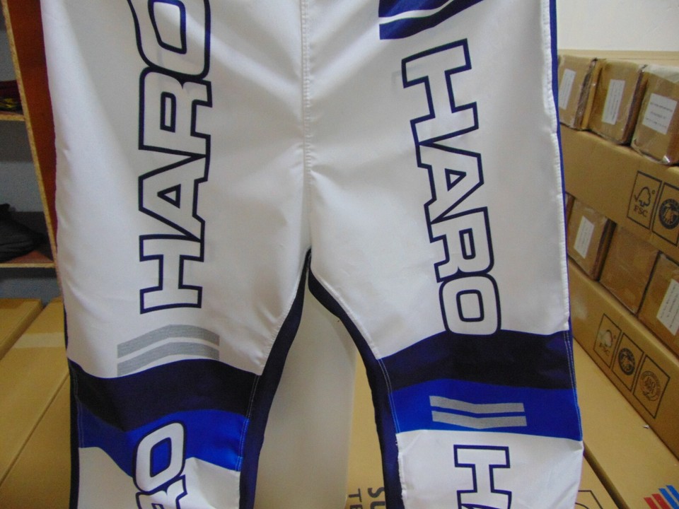 HARO BIKE PANTS CLASSIC DESIGN BMX PANTS RACE BIKE FREESTYLE 80'S ...