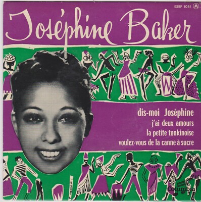 JOSEPHINE BAKER EP FRANCE Dis Moi Josephine + 3 Green label Firsrt ...