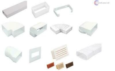 Flat Rectangular Ducting 150x70 Extractor Ventilation Heat Recovery Fan ...