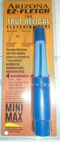Arizona EZ Mini Max Fletch Left Helical Carbon Arrow Fletching Jig Tool ...