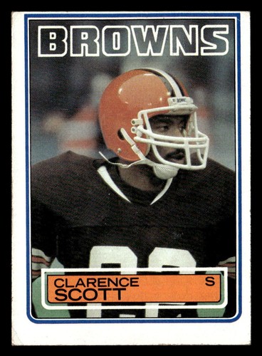 Clarence Scott 1983 Topps Card #256 Cleveland Browns | eBay