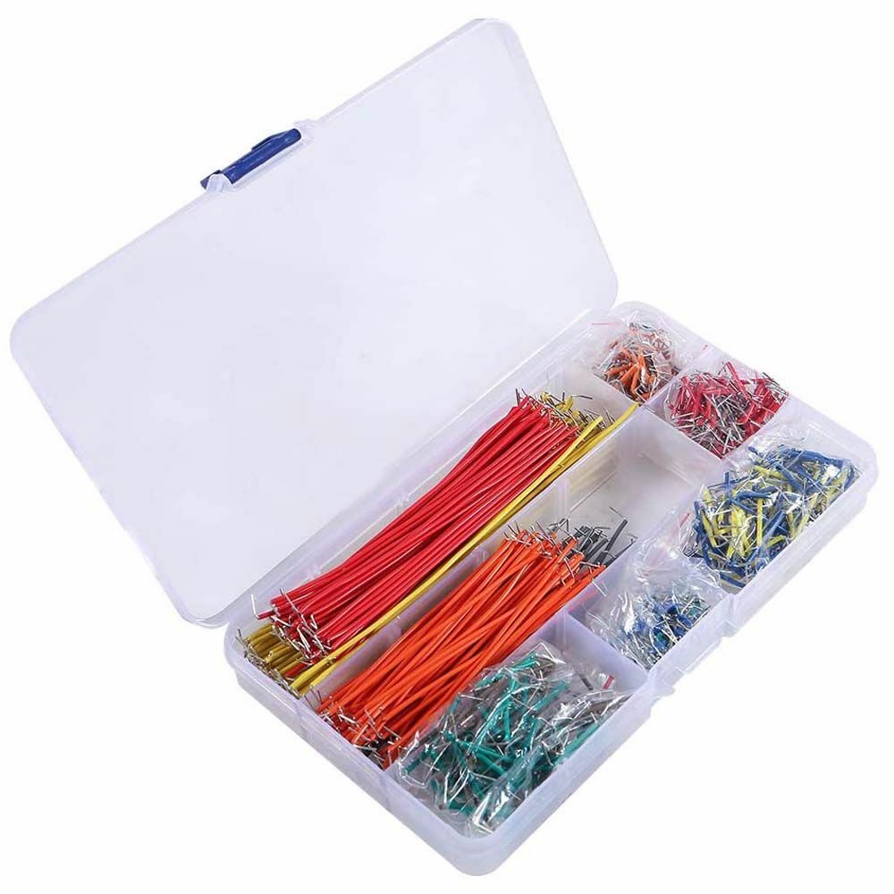 Jumper Wire Kit 840Pcs Preformed Breadboard Jumper Wire Kit Assorted ...