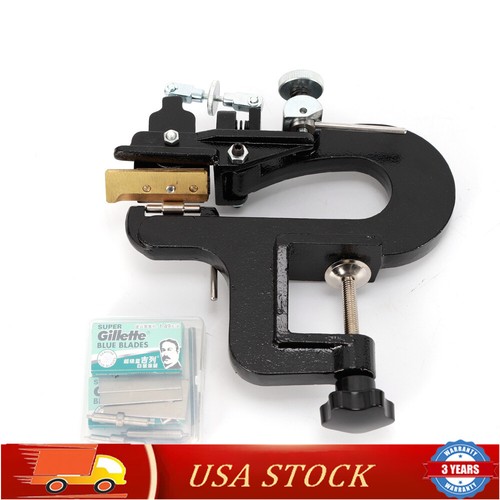 Leather Craft Edge Skiving Machine DIY Leather Splitter Skiver Paring ...