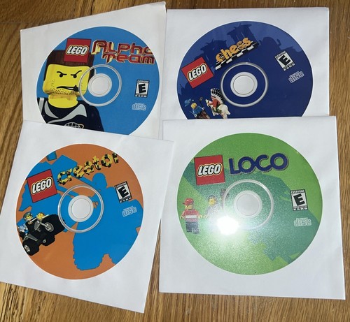 LEGO Aloha Team Chess Creator Loco CD-ROM PC Lot of 4 Games For Windows ...