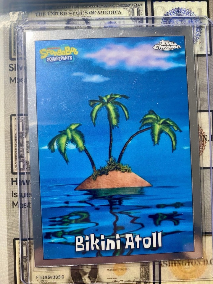 Topps Chrome SpongeBob Base Set Card #157 Bikini Atoll | eBay