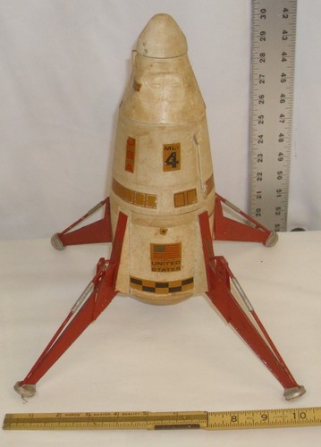 ESTES MARS LANDER #4 ROCKET MODEL KIT ORIGINAL BUILT UP | eBay