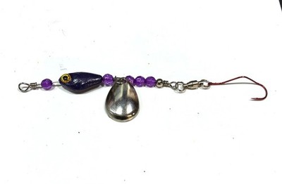 Walleye Slow Death Spinner Bait, Nickel Colorado, Slow Death Hook, (3 ...