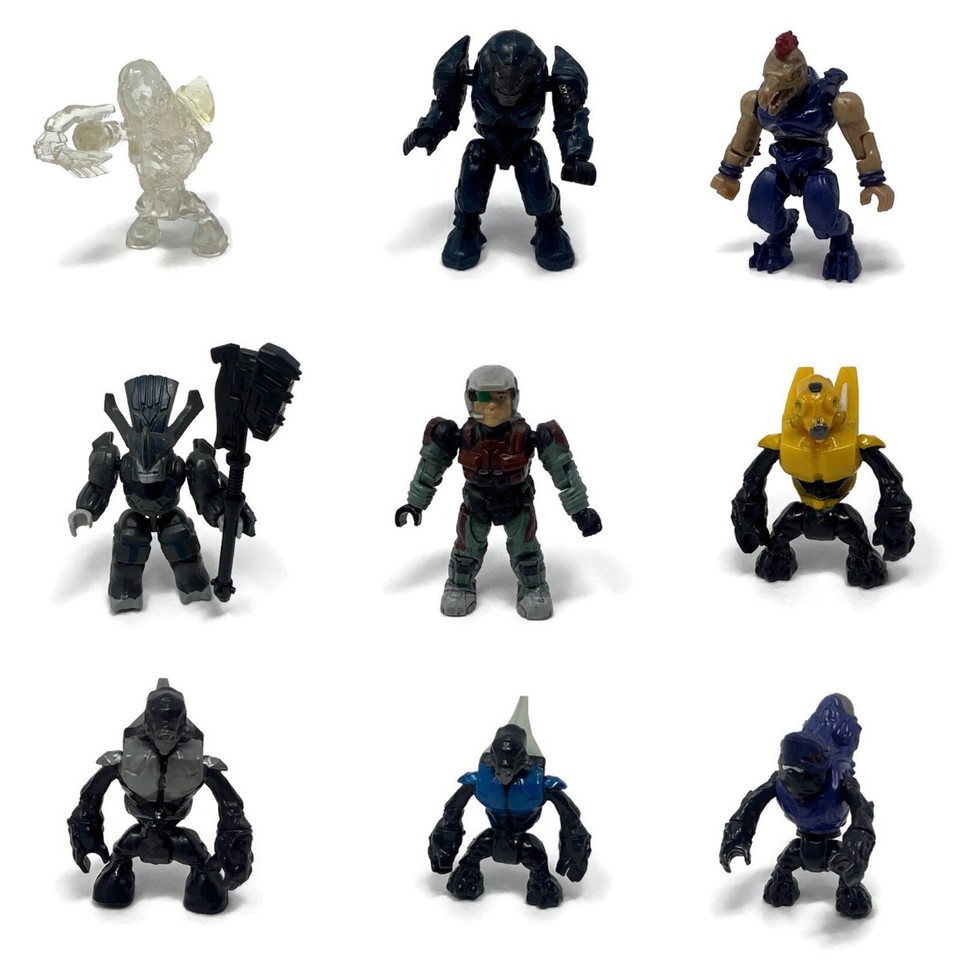 Halo Mega Bloks Construx - Mini Figures - Pick Your Minifigs - Lego ...
