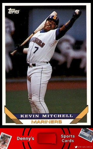 1993 Topps #217 Kevin Mitchell Seattle Mariners Baseball Card | eBay