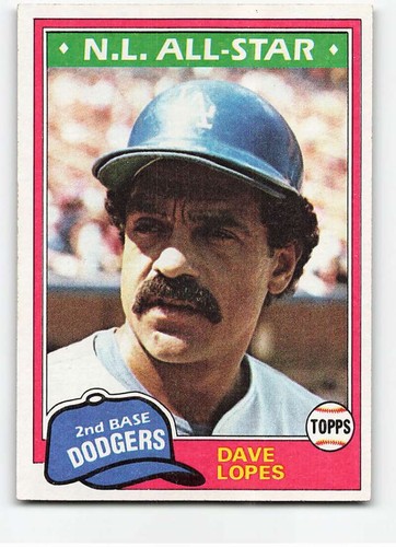 1981 Topps #50 Davey Lopes EX/NM Dodgers ID:113694 | eBay