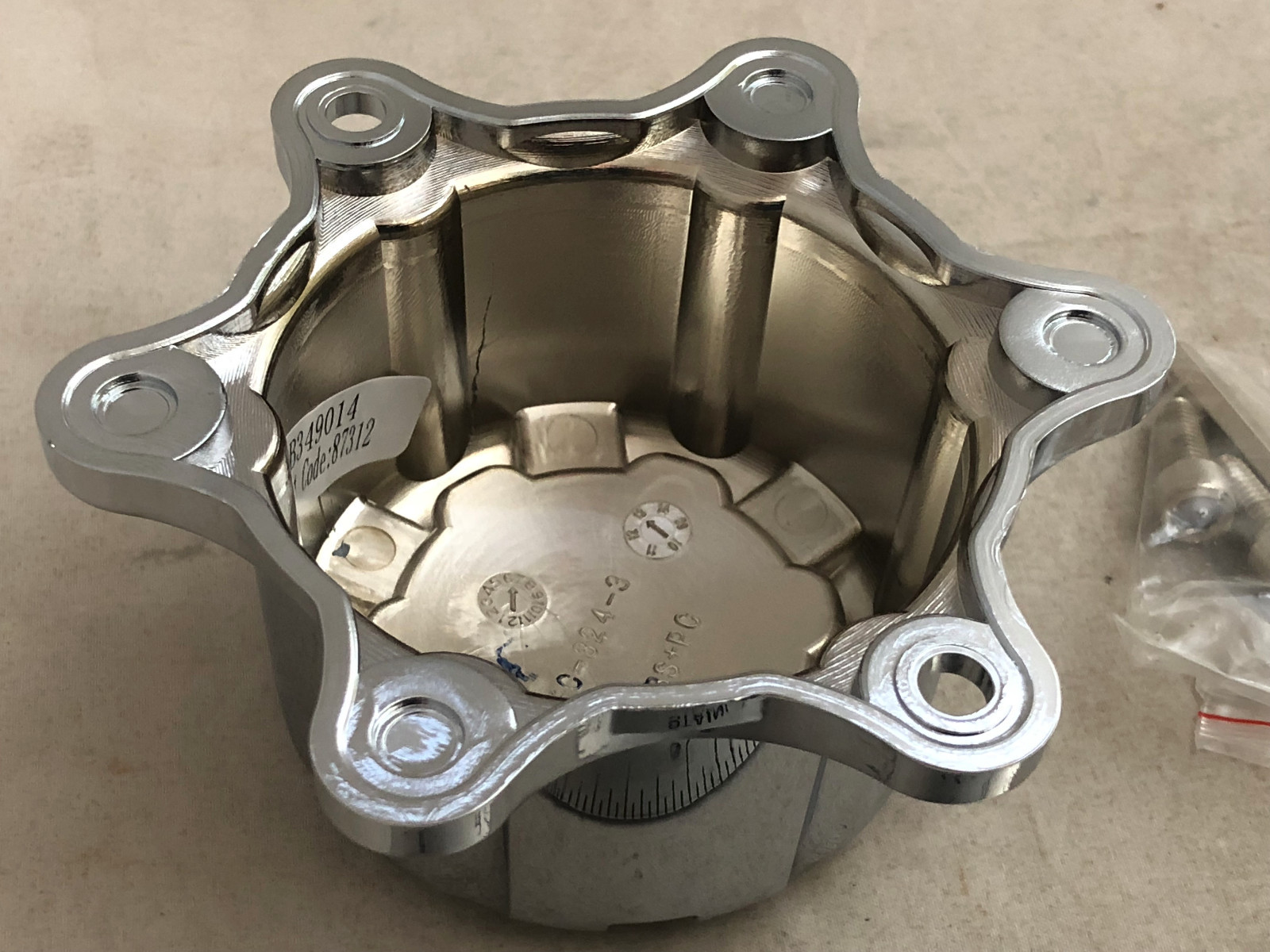 NEW Level 8 Guardian Punch Wheels CHROME Wheel Rim Hub Cover Center Cap ...