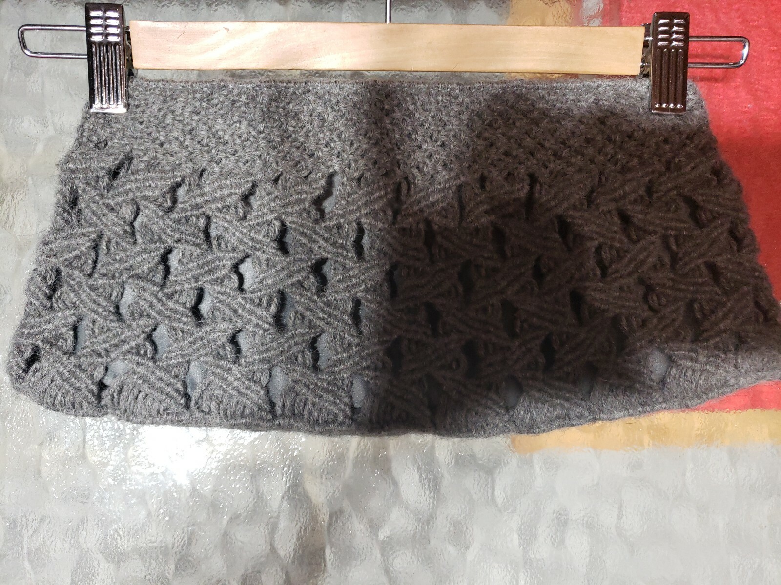 Rare Grey Knit Lauren Merkin Sweater Clutch From Bergdorf Goodman | eBay