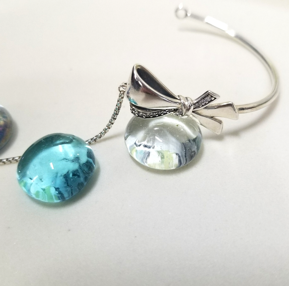 Authentic Pandora Sterling Silver Brilliant Bow Bangle Bolo Bracelet CZ ...