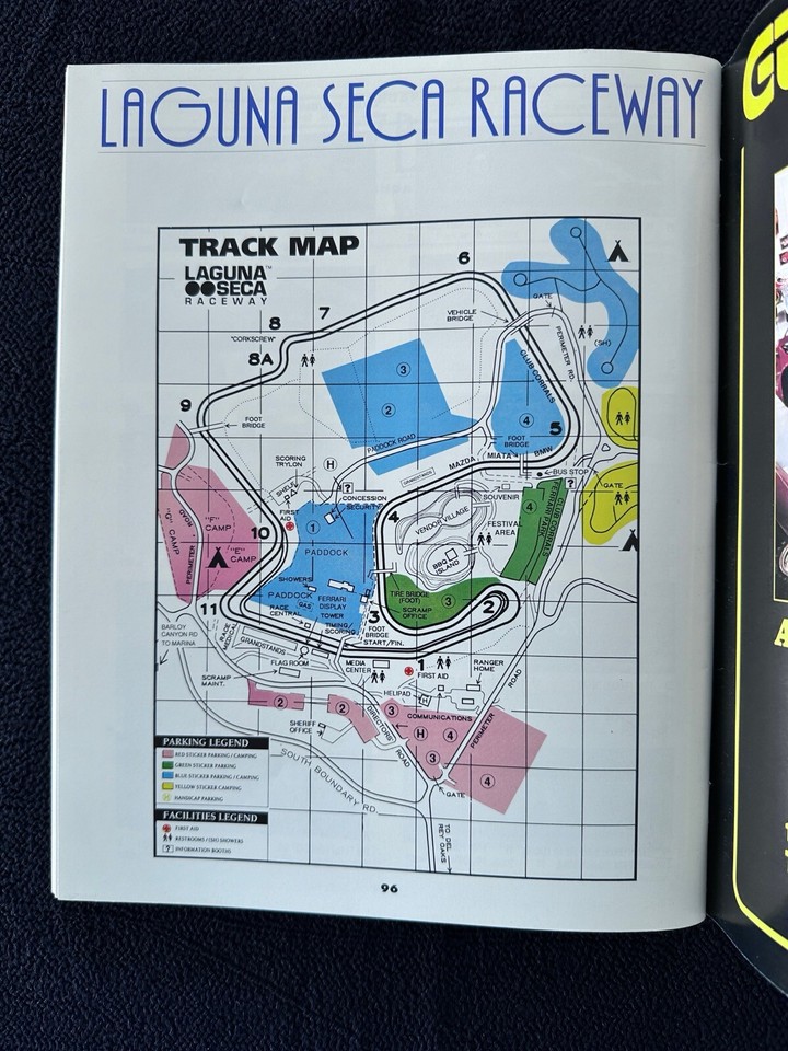 Lauda Chinetti SIGNED 1994 Monterey Historic Races Program Laguna Seca ...