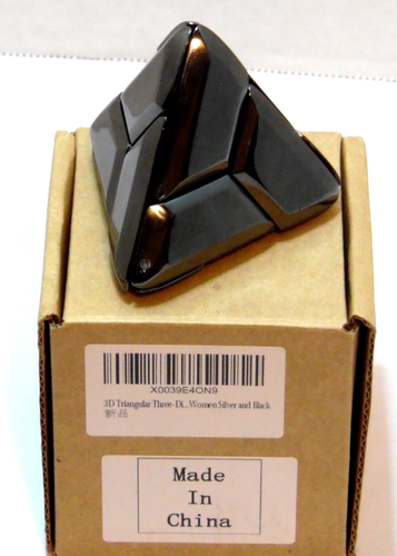 3D Triangle Metal Puzzle, Brain Teaser Game for Adults & Kids, Fun ...