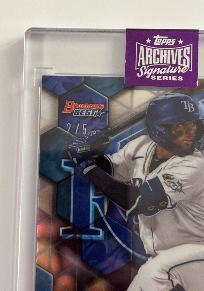 Junior Caminero 2025 Topps Archives Signature Series AUTO On Card ...