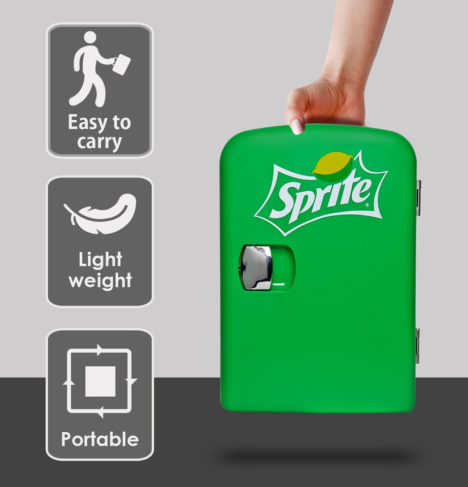 Green Sprite Lime Soda Coca Cola Mini Fridge Compact Personal ...