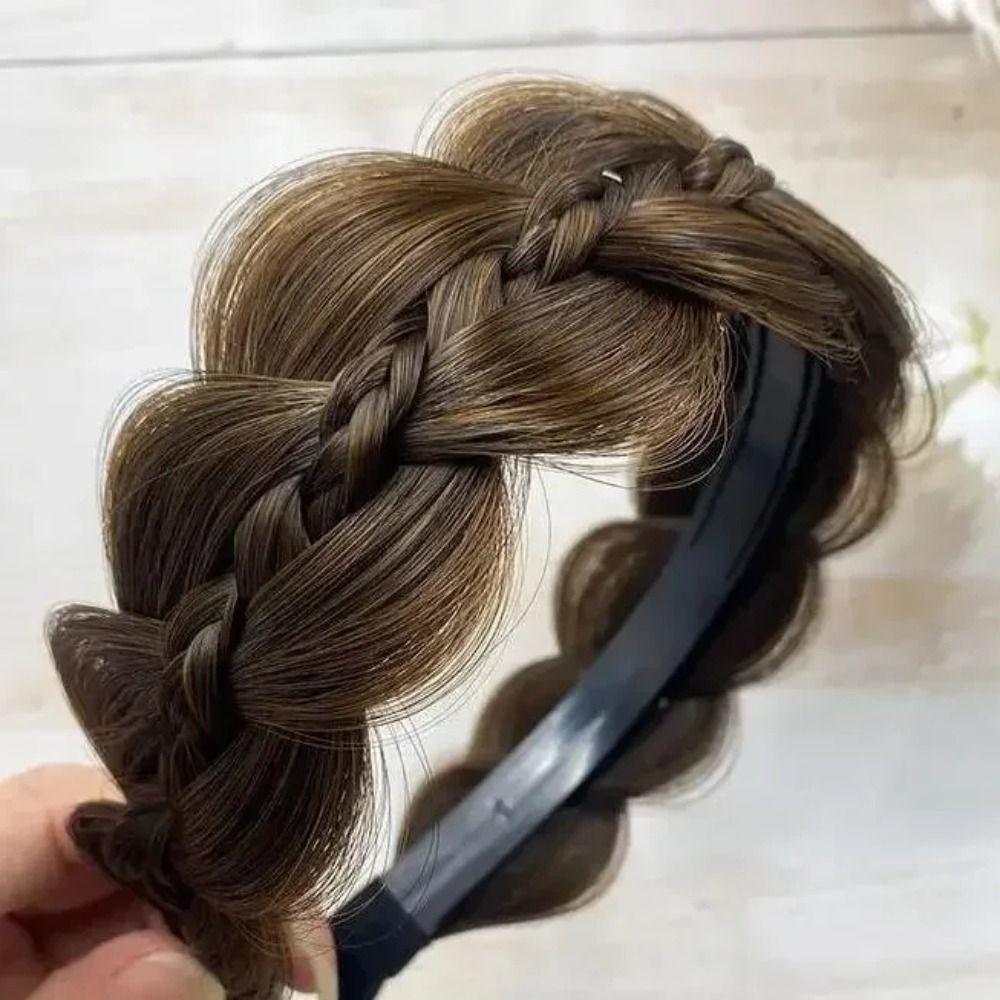 Retro Braids Hairbands Women Head Hoop Styling New Wig Twist Headbands ...