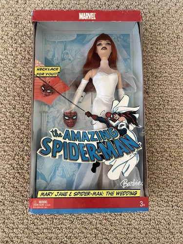 Barbie Doll as Mary Jane in The Amazing Spider-Man Wedding 2005 Mattel ...