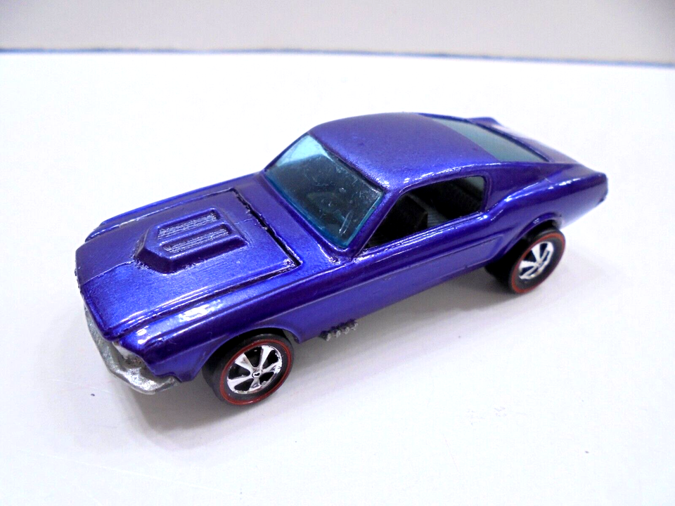 Hot Wheels Redlines Custom Mustang Spectraflame Purple Pro Restoration ...
