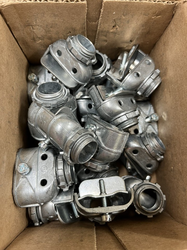 *NEW IN BOX* Bridgeport 601-DC2 3/8" Duplex Connector (Box of 20)-CT ...