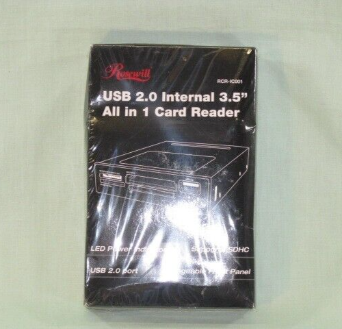 NEW Rosewill USB 2.0 Internal 3.5" All in 1 Memory Card Reader RCR ...