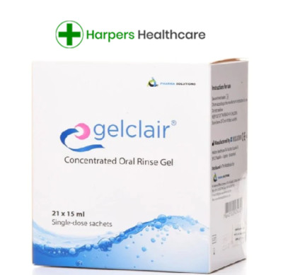 Gelclair Concentrated Oral Rinse Gel 21 x 15ml Single-dose Sachets ...
