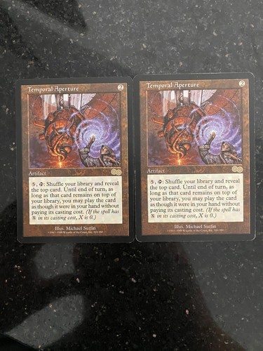 2x - MTG Temporal Aperture Urza's Saga NM | eBay
