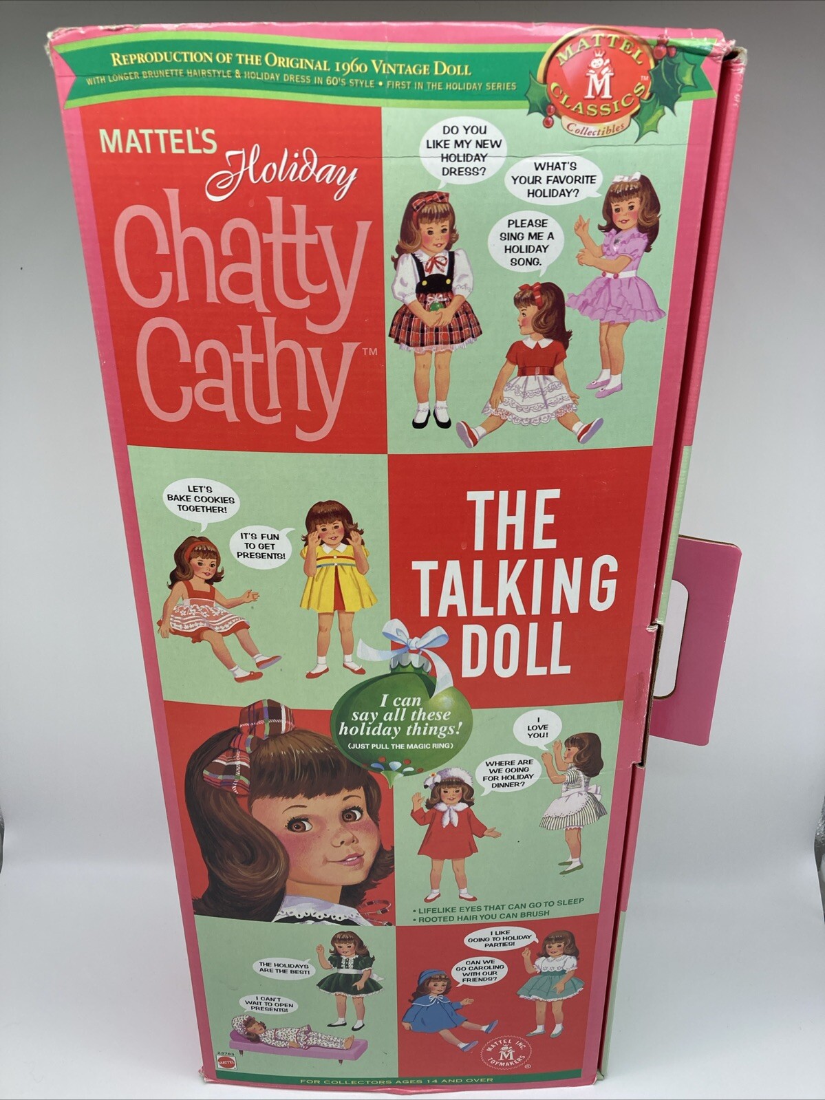 1999 Mattel Holiday Chatty Cathy Reproduction 1960 Doll #23783 for sale ...
