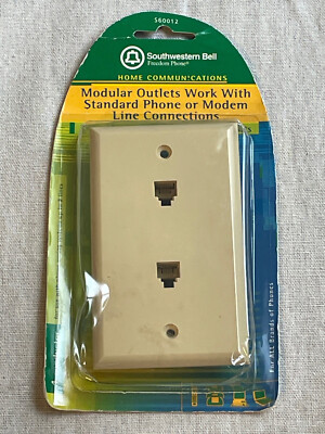 Southwestern Bell Modular Outlet With Standard Phone Or Modem Line ...