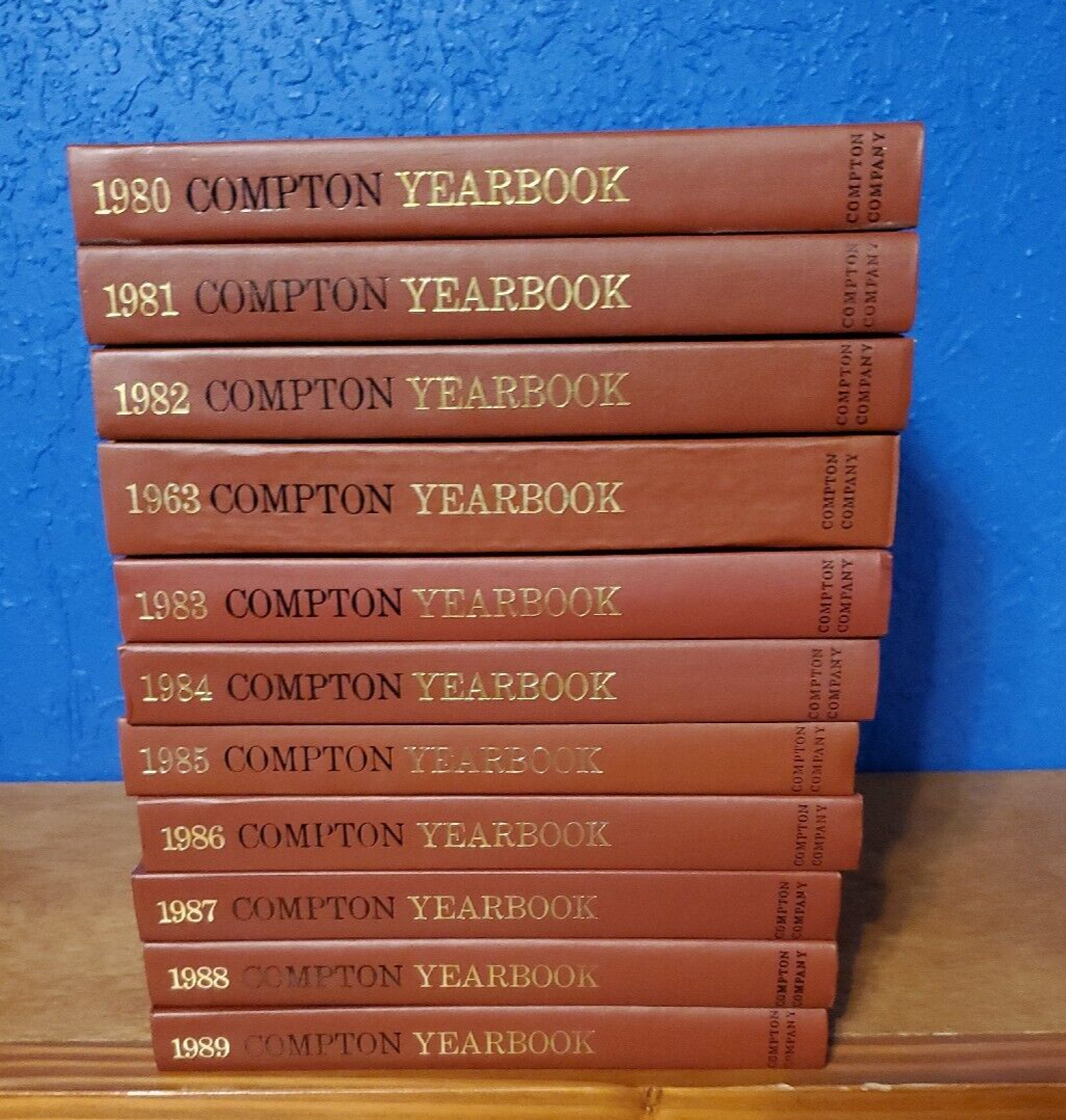 Vintage 1961-1989 Compton Yearbook Collection. 29 Volumes | eBay