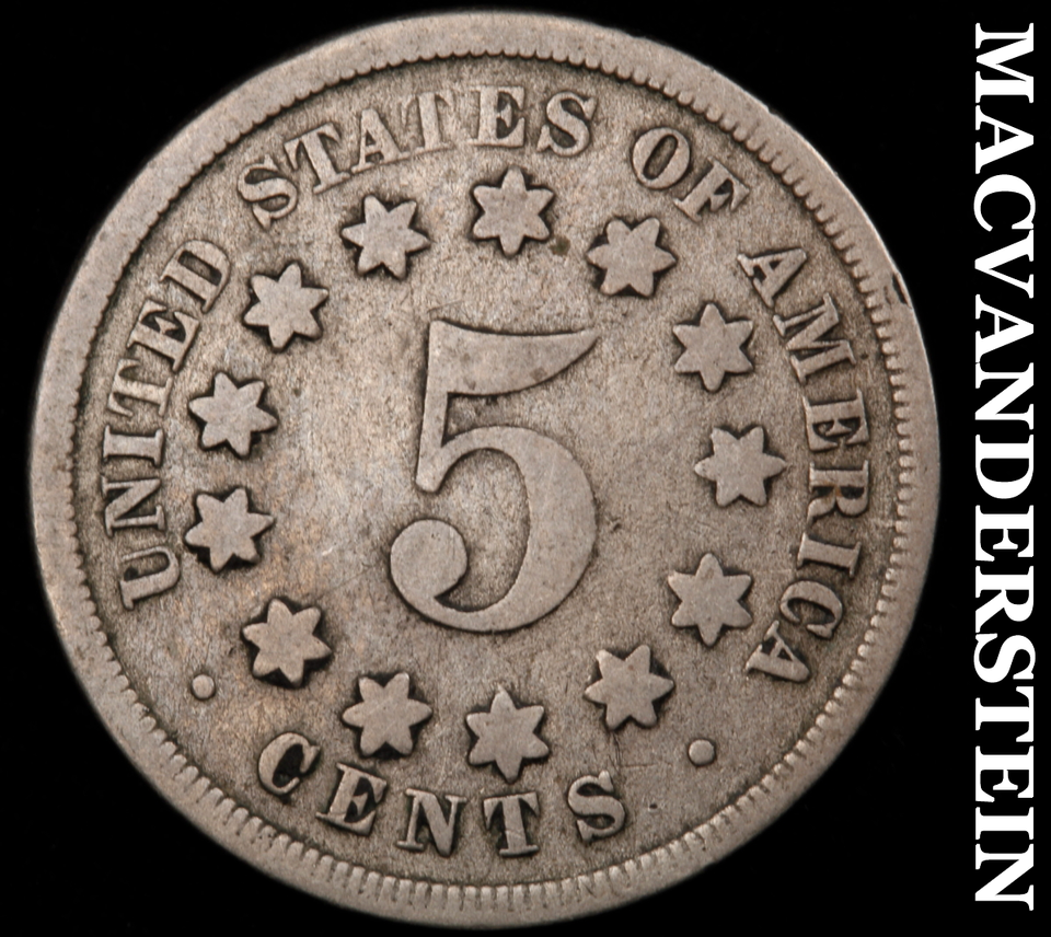 1867 Shield Nickel-Scarce Better Date No Reserve #D9110 | eBay