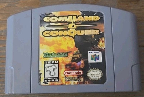 Command & Conquer - Nintendo 64 N64 - Authentic Game Cart Only TESTED ...