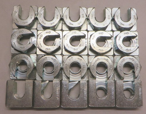 B-LINE BUZZ NUTS SLWN5/8 ( LOT OF 20 UNUSED PIECES) ZINC PLATED ...