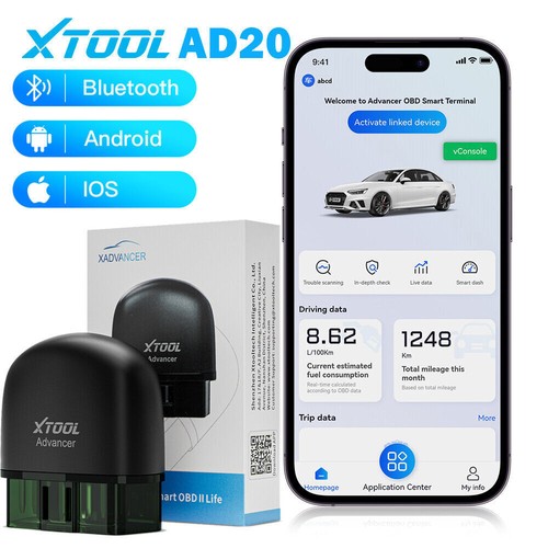 2025 XTOOL AD20 OBD2 Scanner Car Code Reader Scanner All Engine Systems ...