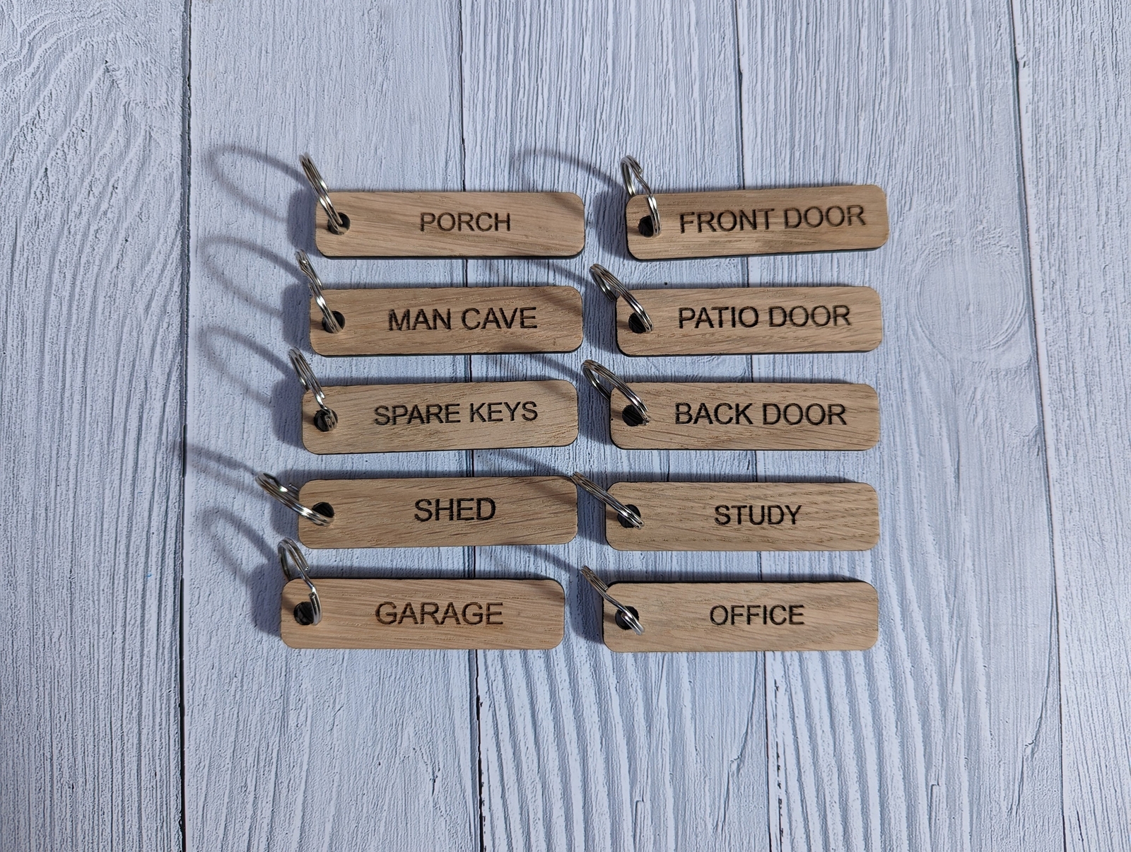 House Key Tags, Handcrafted Eco-Friendly Wooden House Key Tags, House ...