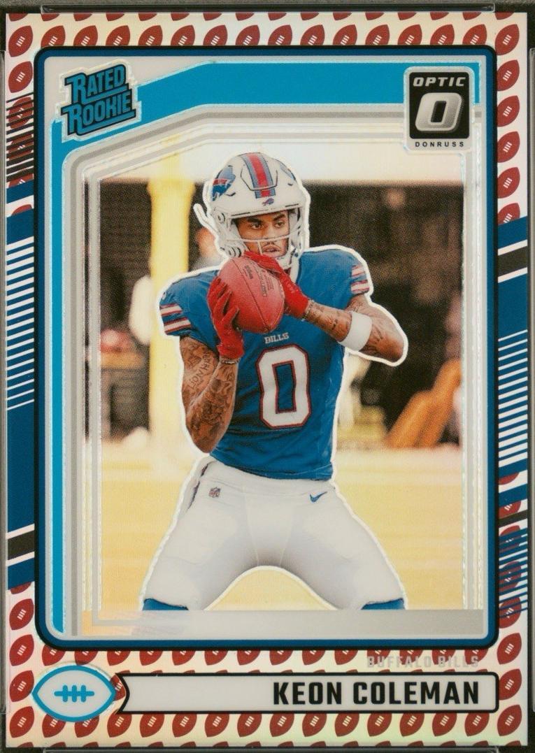 2024 Panini Donruss - Rated Rookie Keon Coleman #358 Optic Preview ...