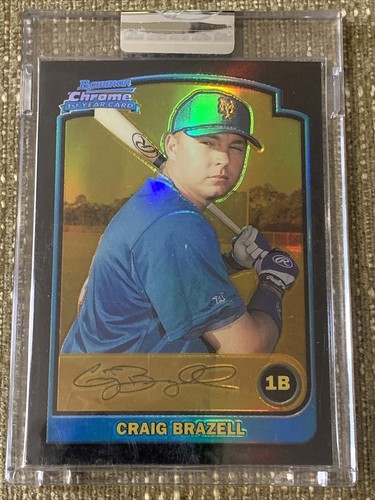 2003 Bowman Chrome - Craig Brazell 1st Bowman Gold - Uncirculated 100/ ...
