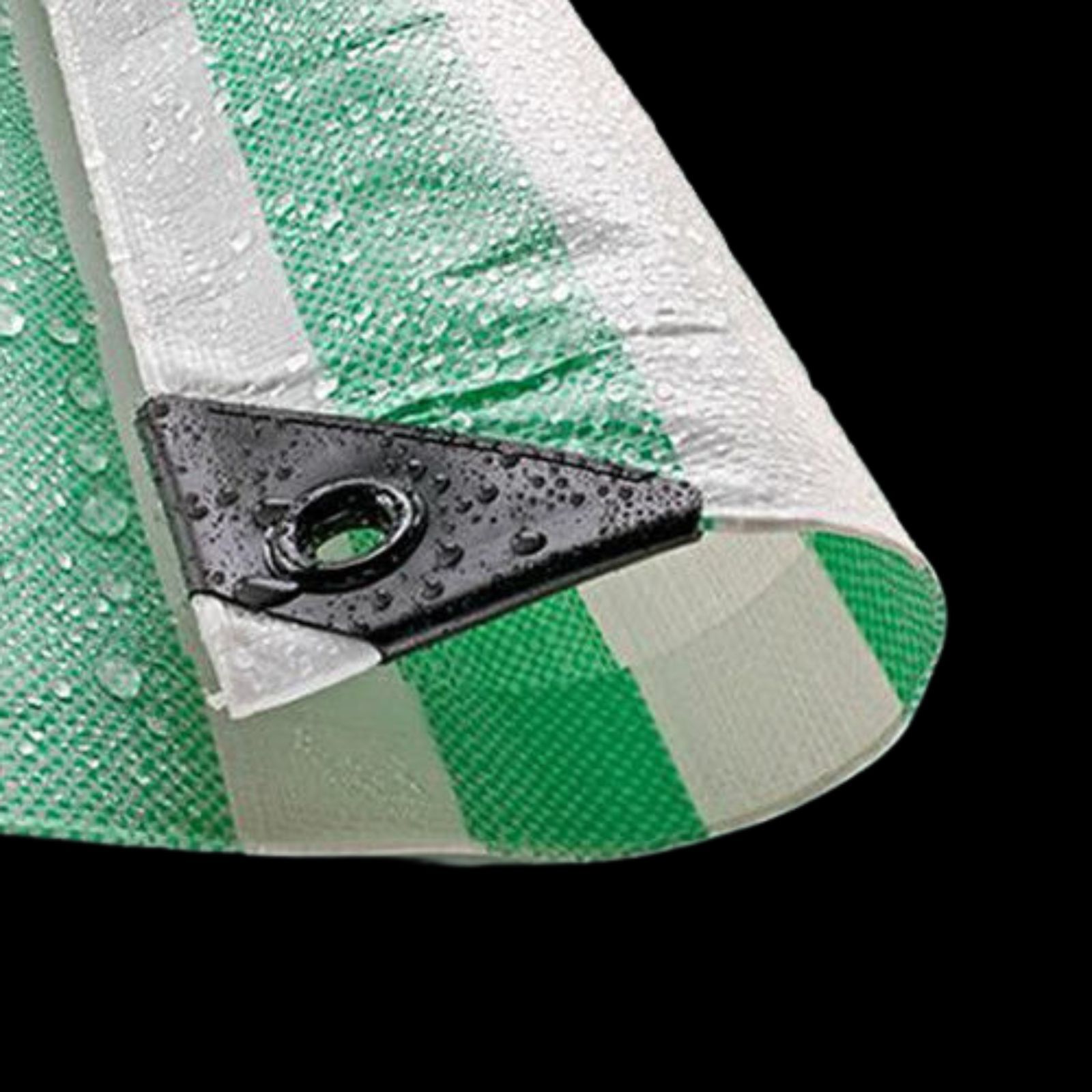 Coloured 170gsm Striped Tarpaulin Heavy Duty Market Stall Cover Tarp ...