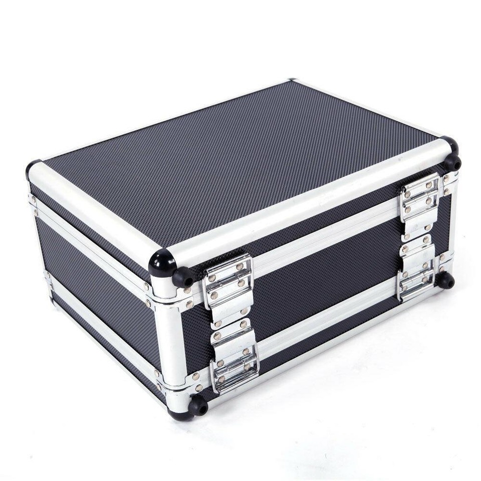 Double Sided Aluminum Pistol Gun Case Security Handgun Carry Storage ...