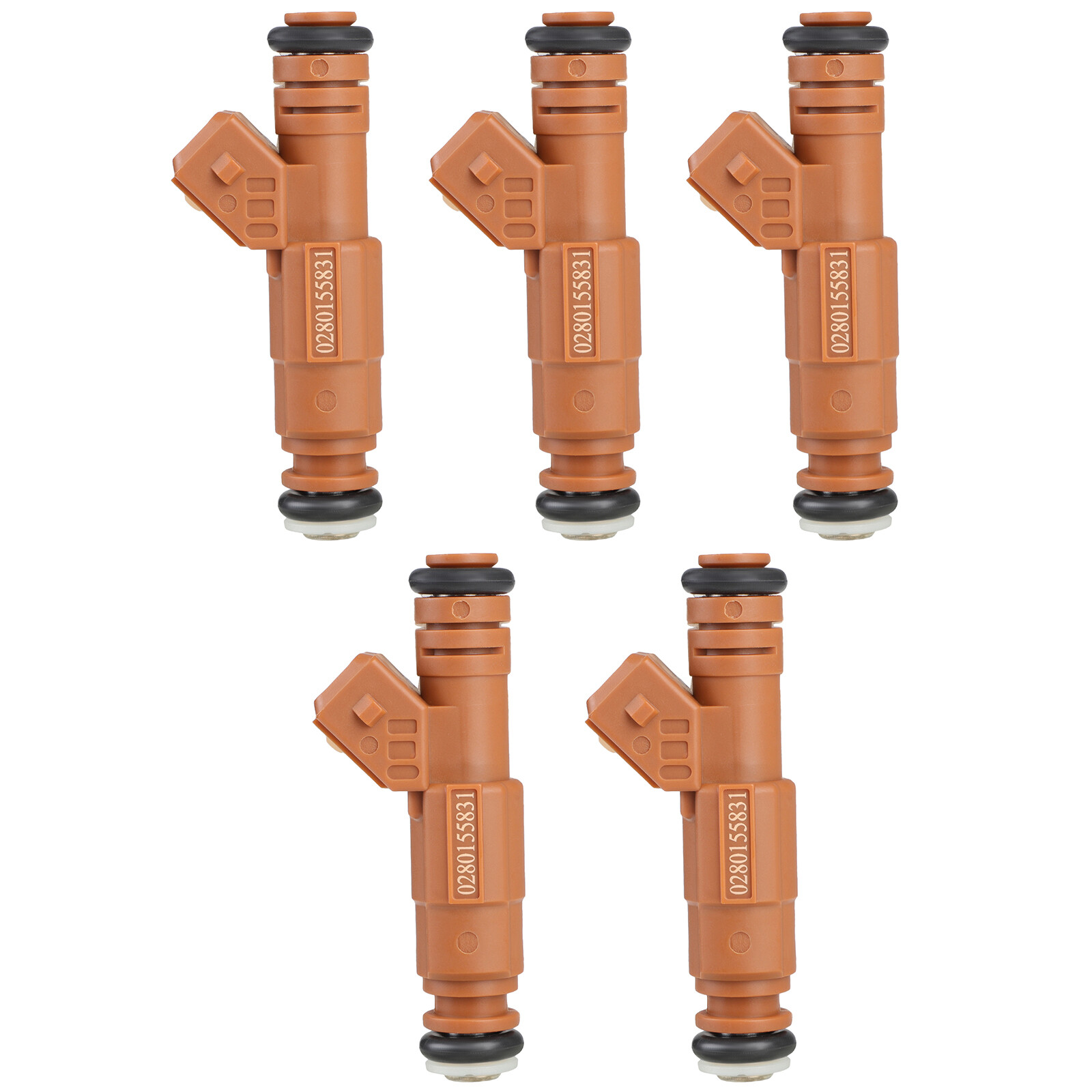 5 PCS Fuel Injectors For Volvo XC70 V70 2.5L 2003-2007 Volvo S80 2.9L ...