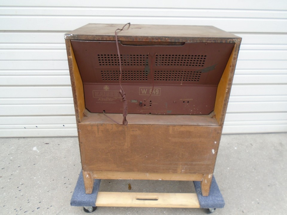 Telefunken Grand German Record Player Kaiser Radio Phonograph Stereo ...