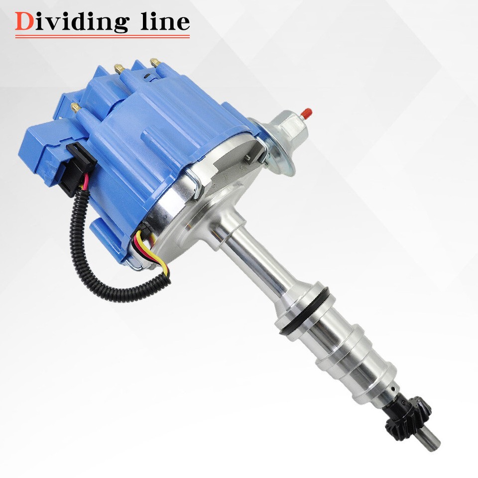 for FORD FE HEI DISTRIBUTOR 332 352 360 406 427 428 + BLUE Spark Plug ...