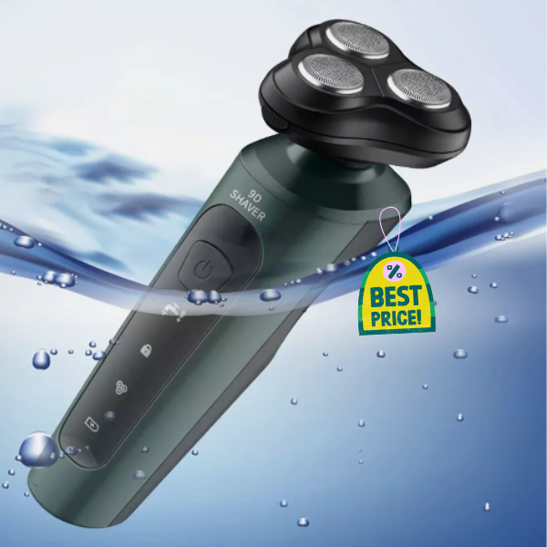 Mens Electric Shaver Razor Wet/Dry Rechargeable Rotary Cordless USB ...