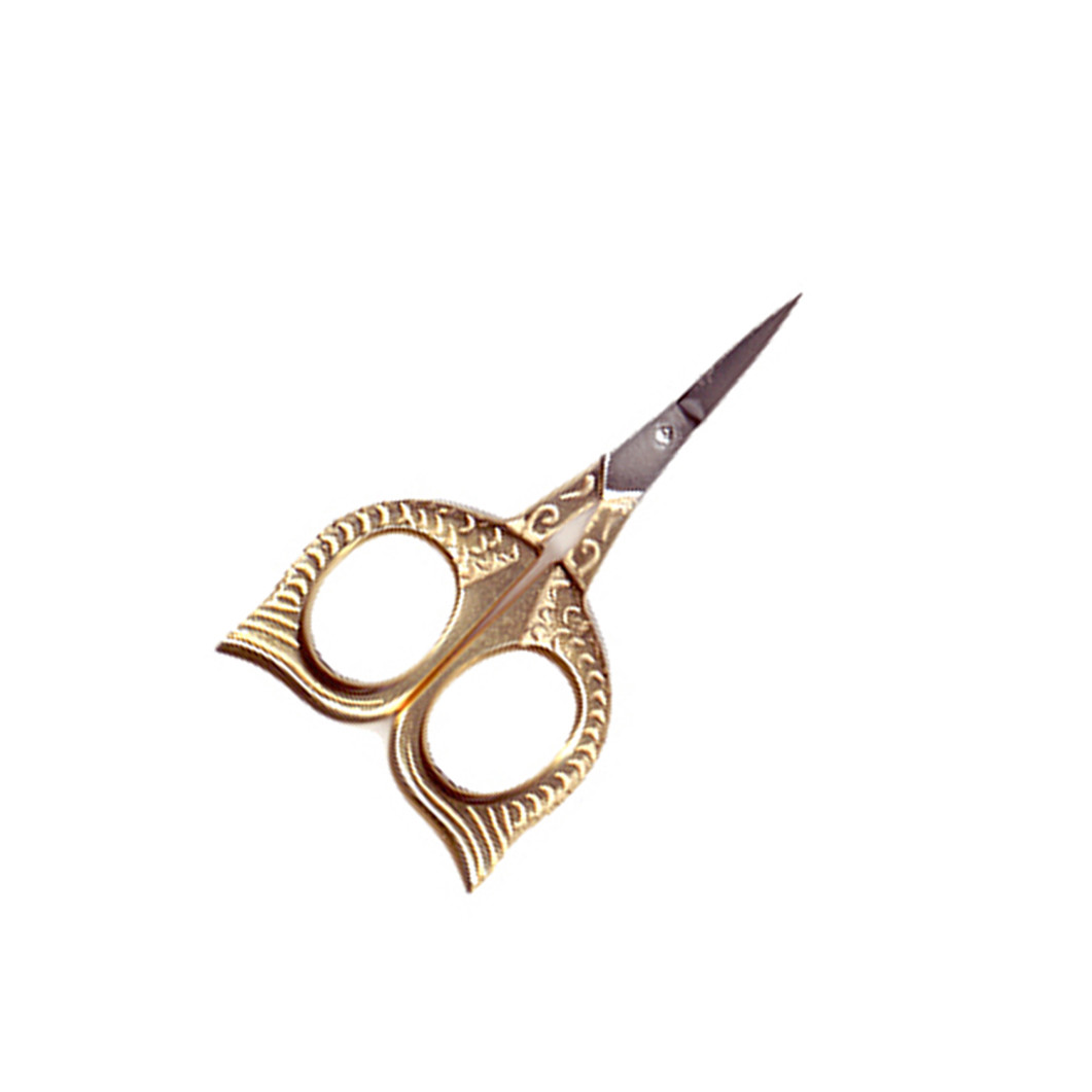 Multi Purpose Fancy Scissors 3" 3.5" 4" - Gold Plated - Fancy Sewing ...