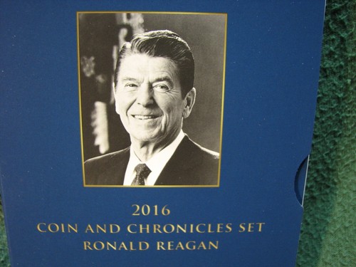 2016 U.S. Mint RONALD REAGAN Coin & Chronicles Set In US Mint Box W/ C ...